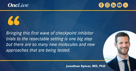 Onclive Read More From Jonathan Spicer Md Phd And Mark Awad Md