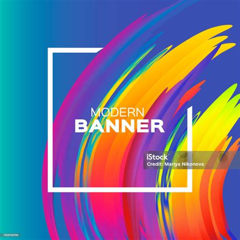 액체 페인트 브러시 스트로크 파란색에 화려한 곡선 페인트입니다 전단지 프레젠테이션 광고 인사말 카드 포스터에 대 한 요소 0명에 대한 스톡 벡터 아트 및 기타 이미지