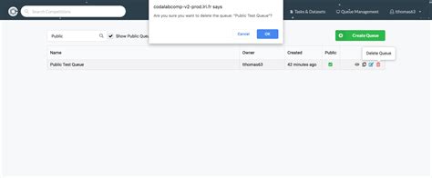 Isabelle Review Queue Management Issue 264 Codalab Codabench GitHub