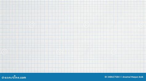 Blank Graph Paper With Grid Lines For Drawing And Mathematical