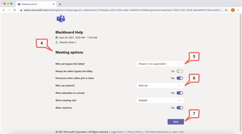 Restricting Participant Access In Microsoft Teams Meetings Instruction Uh