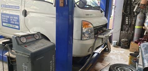 현대차 1톤트럭 포터2 에어컨수리 고질병 다발생고장 컴프레서 콘덴서 팽창밸브 에어컨플러싱 예방법 구포동 부산 네이버 블로그