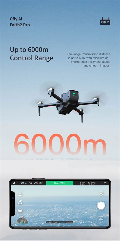2023 New C Fly Faith 2 Pro Drone With 4k Gps 5g Wifi Fpv 6km Aerial Photography Aircraft With