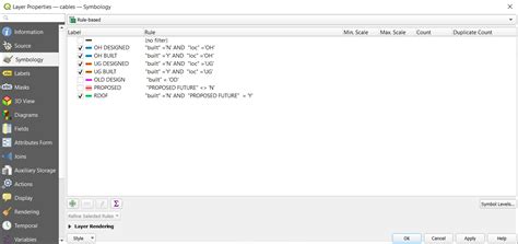 QGIS Rule Base Symbology Equivalent Esri Community