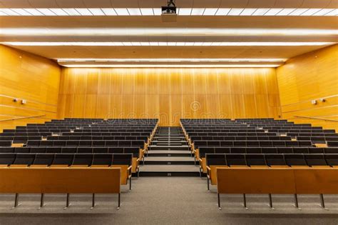 Interior Of Big Conference Hall Of Wroclaw University Of Science And Technology Vol Grijs Vouwen