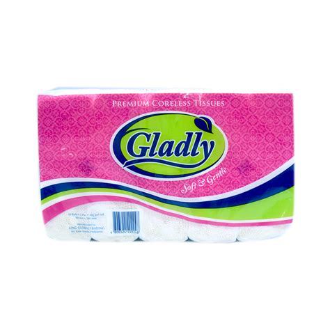 Gladly Coreless Tissue 2ply 10 Rolls