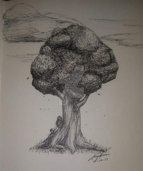 A Scribble That Looks Like A Tree By GieRoSajie On DeviantArt