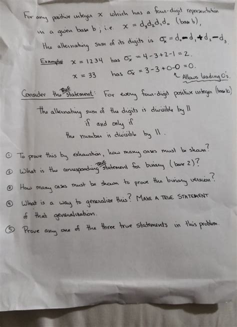 Solved For Any Positive Integer X Which Has A Four Digit Chegg Com