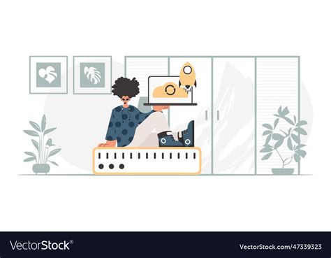 Synchronization And Security Of Data Capacity Vector Image