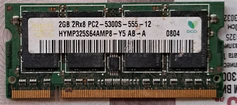 Плочка памет за лаптоп 2 Gb Ram памет Компютърни компоненти
