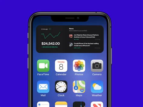 Stock And News Widget Ios By Vishal Reddy On Dribbble Stock And News Widget Ios By Vishal Reddy On Dribbble