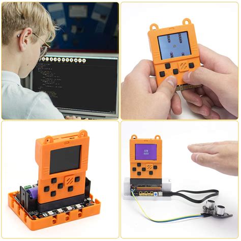 mua kittenbot meowbit card sized retro game computer codable console for microsoft makecode