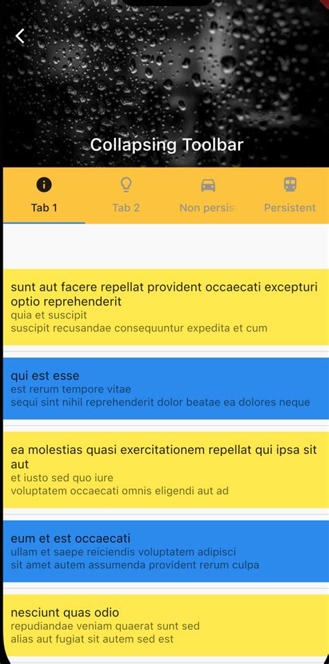 Content Overlays On TabBar In CollapsingToolbar Issue 31