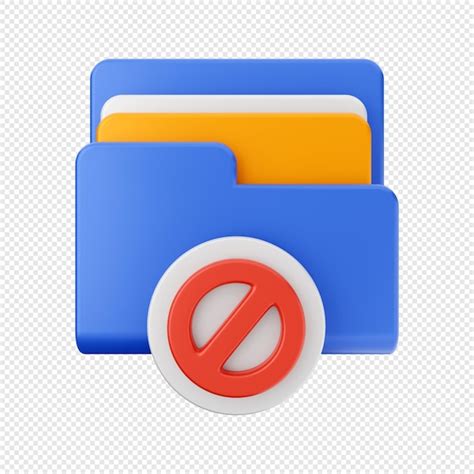 premium psd 3d folder data file storage icon illustration