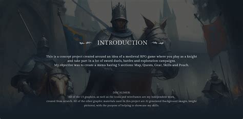 Fantasy Medieval Ui Game Concept On Behance