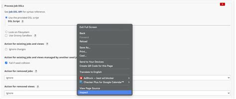 Creating Jenkins Process Job Dsl Interface Doesnt Show Dsl Script Box