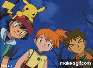 Pokemon Ash Pikachu Misty And Brock On Make A 