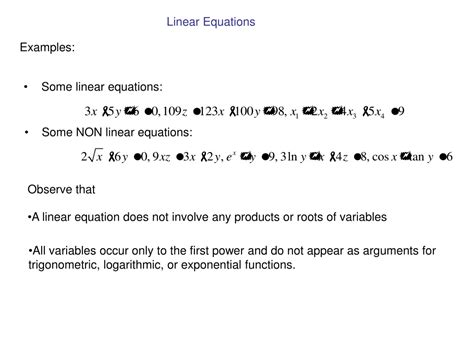 Ppt Introduction To System Of Linear Equations Gaussian Elimination