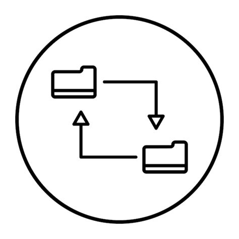 Premium Vector File Sharing Vector Illustration