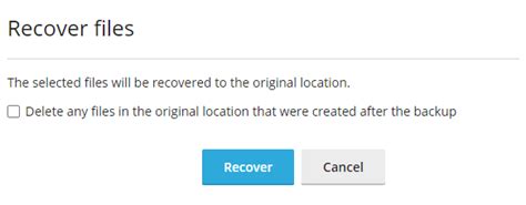 Restoring Website Files With Acronis Backup Via Plesk Conetix
