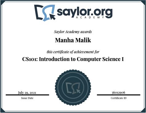 IT Enthusiast Completes 12 Free Saylor Courses As She Prepares To Enter