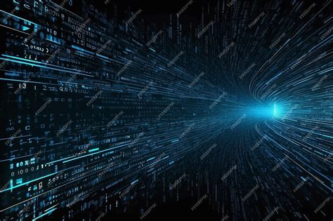 Premium Photo Binary Code Background Digital Abstract Technology