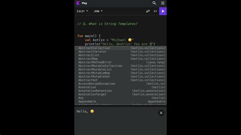 Kotlin String Templates Youtube