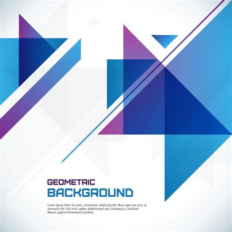 Glassmorphism Geometric Abstract Background Vector Image