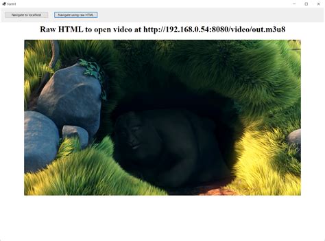 blazor hybrid wrapper for hls js fails to play hls media served on