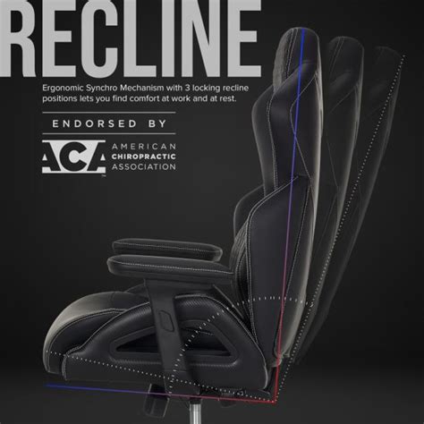 Shaquille Oneal Sciron Big And Tall Ergonomic High Back Vegan Leather
