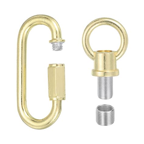 M10 Fine Thread Lamp Female Loop Holder With M12 Adapter Chain Quick