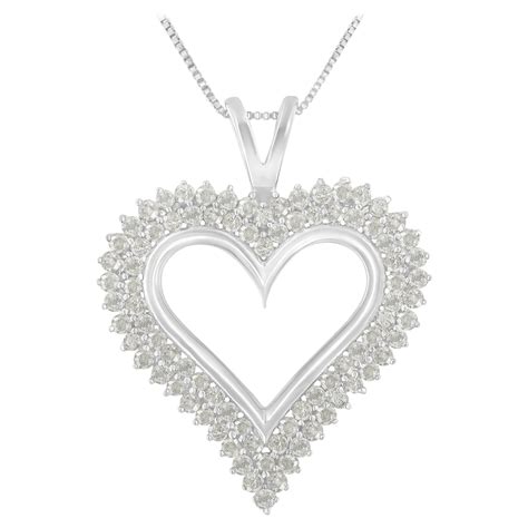925 Sterling Silver 14 Carat Diamond Engraved Mom In Heart Pendant