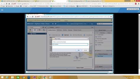 Lab 7 Creating Folders In Vmware Vcenter Server Ramanand Blog