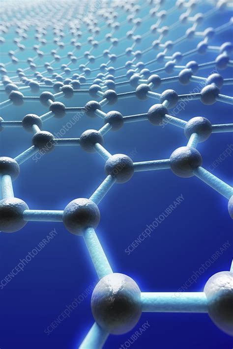 Graphene Structure Artwork Stock Image C020 5637 Science Photo Library