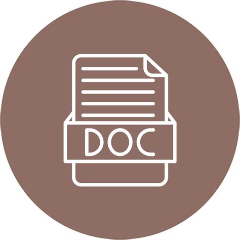 Premium Vector Doc Vector Illustration Style