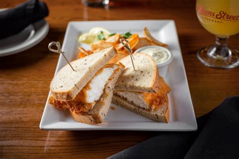 Our Fried Halibut Sandwich From The Berghoff Restaurant