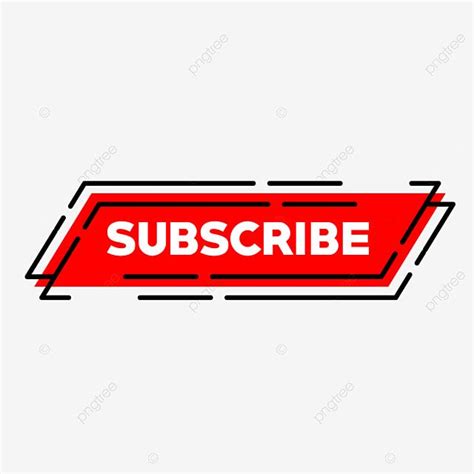 Subscribe Button Png And Vector