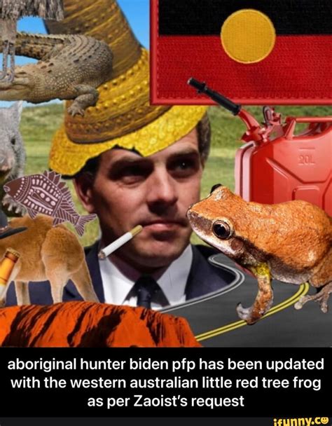 Aboriginal Hunter Biden Pfp Has Been Updated With The Western