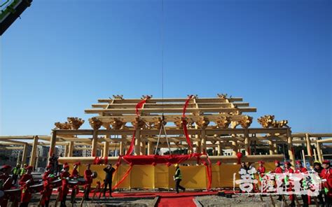 温州洞头中普陀寺山门上梁 佛教文化园建设初显规模 菩萨在线