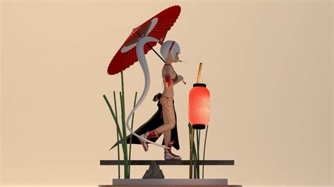 Mina Majikina 3d Model 29 Unknown Obj 3ds Max Fbx Free3d