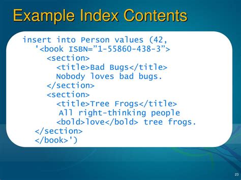 Ppt Sql Server 2005 Deep Dive On Xml And Xquery Powerpoint Presentation Id880505