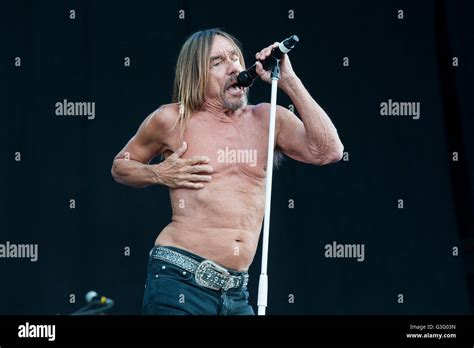 Iggy Pop Performs Live On Stage At The Isle Of Wight Festival Seaclose