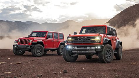 Ford Bronco Raptor Vs Jeep Wrangler Rubicon 392 Battle Of The Badass