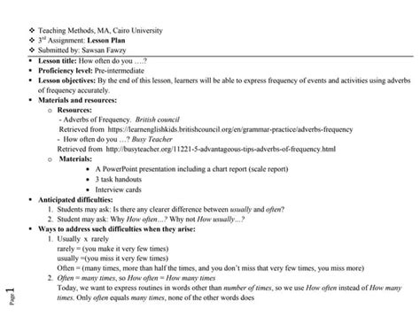 Microteaching Lesson Plan Pdf