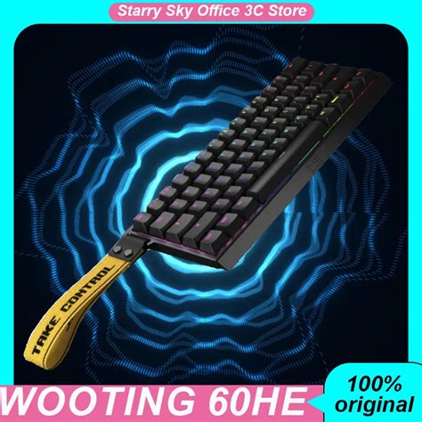 Wooting 60HE+ черная механическая клавиатура | AliExpress