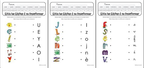 Page De Garde Cahier Des Alphas Gs Journal Actuel