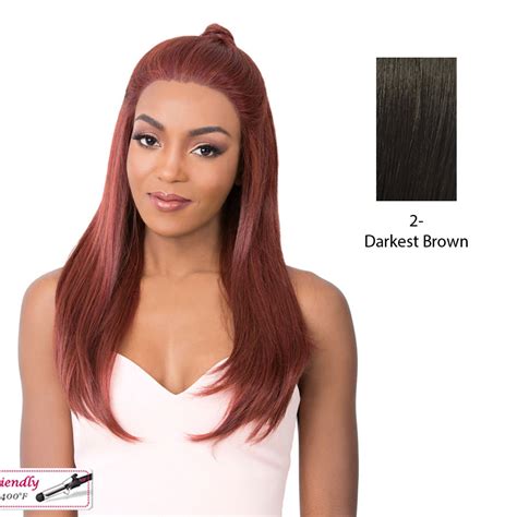 Ear To Ear Lace Perfect Hairline Swiss Lace Front Wigdarkest Brown