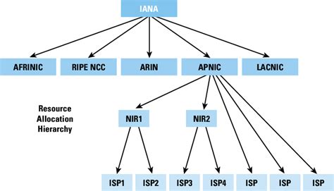 Address Distribution Hierarchy For The Internet Download Scientific