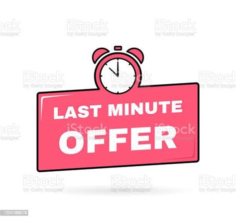 마지막 순간에 스톱워치 라벨이 부착된 기하학적 배지를 제공합니다 벡터 일러스트레이션 알람시계에 대한 스톡 벡터 아트 및 기타 이미지 알람시계 가격 가능성 Istock