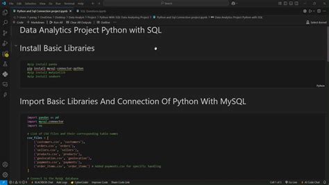 Pandas Numpy Matplotlib Mysql Python Projectdetails Step Step